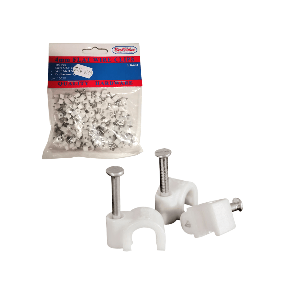 GRAPA ASILANTE PLANA P/CABLE-CONSTRUFACIL