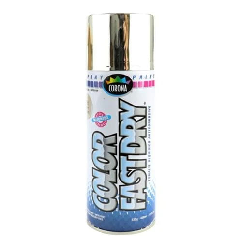 PINTURA SPRAY CORONA CROMO BRILLANTE CONSTRUFACIL