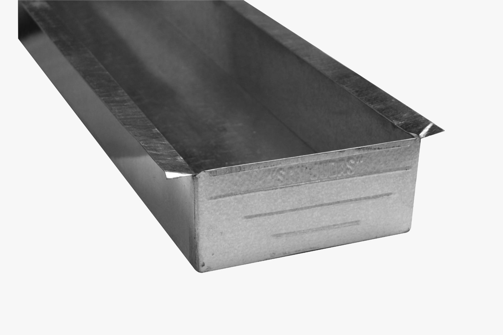 CANAL GALVANIZADO CUADRADO 28MM CON TOPE CONSTRUFACIL