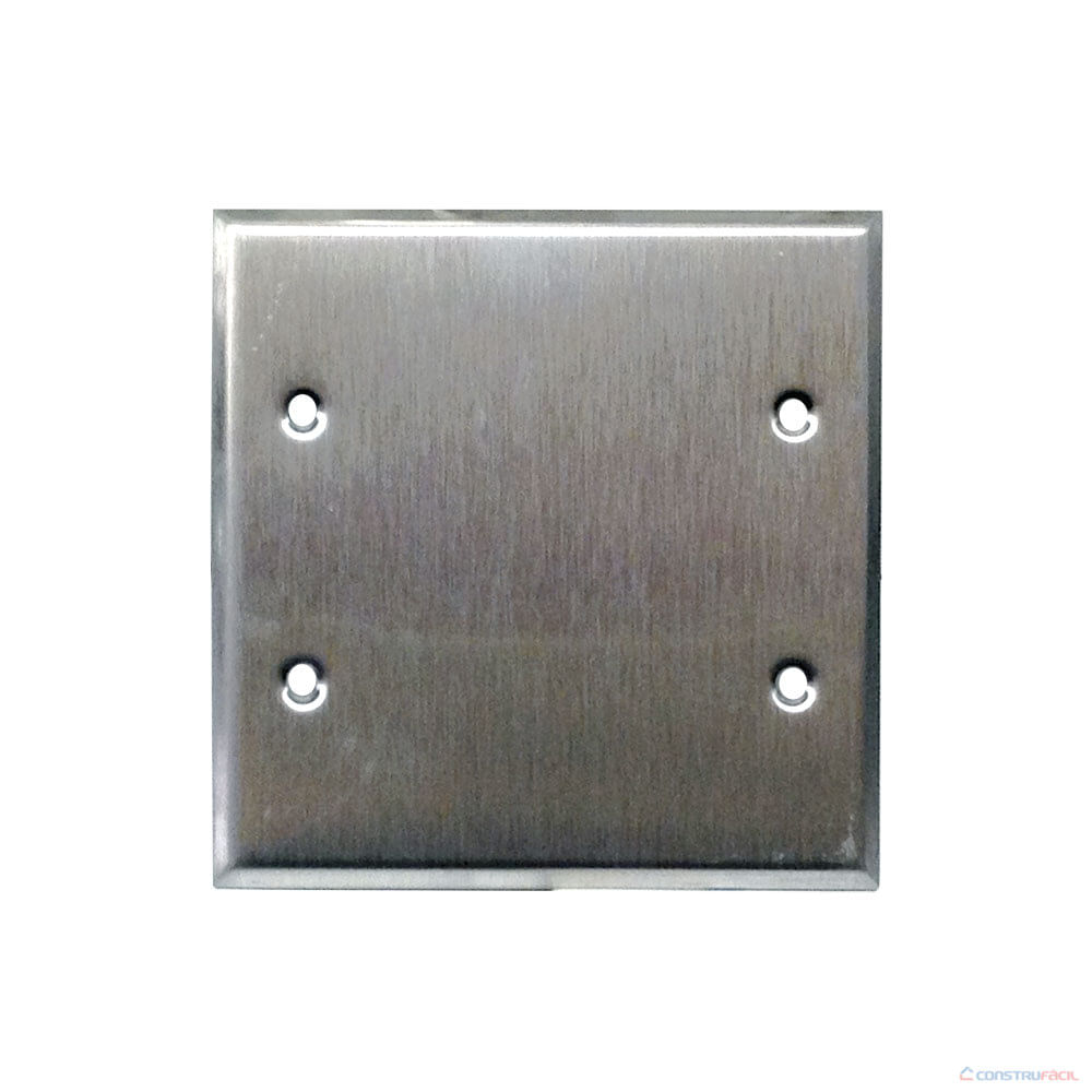 PLACA METAL CUADRADA EAGLE CONTRUFACIL