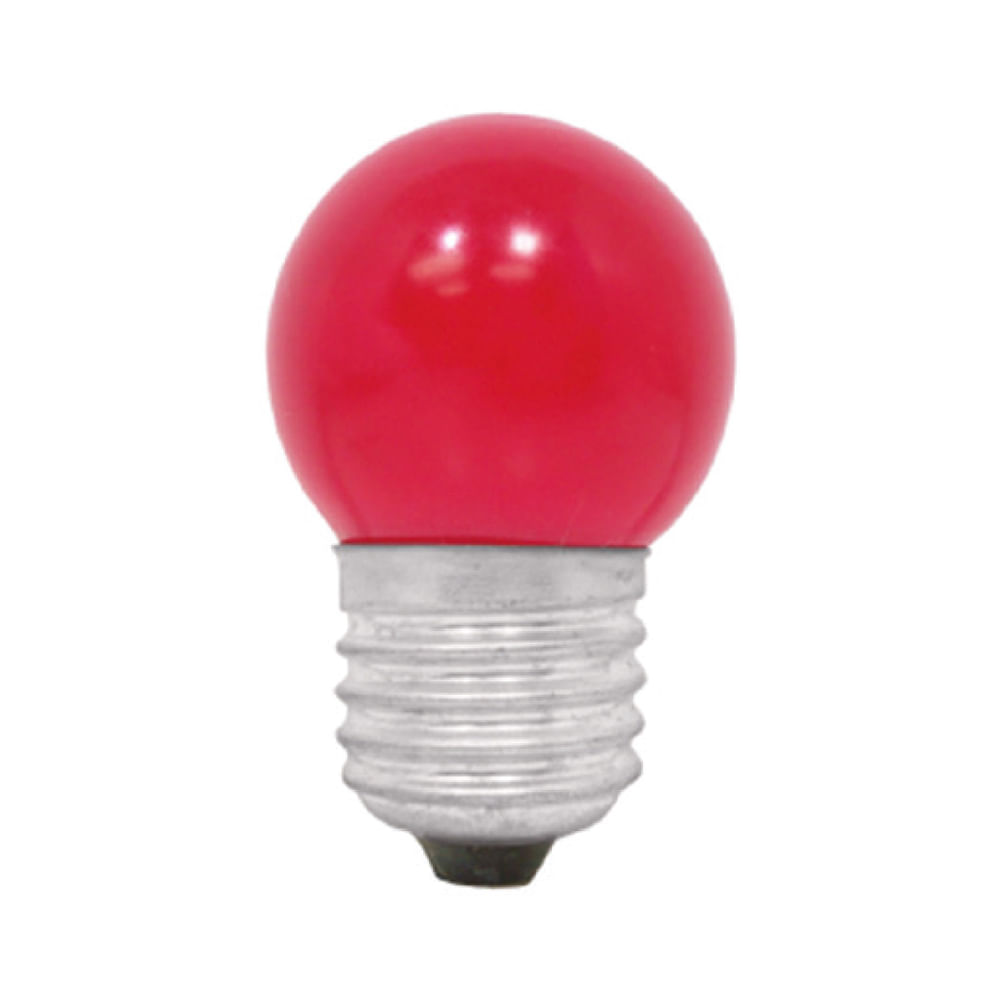 BOMBILLO DECORATIVO BEST VALUE 7.5W ROJO E27 CONSTRUFACIL