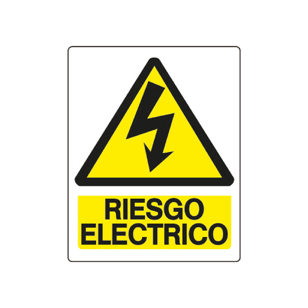SEÑAL DE INFORMACION RIESGO ELECTRICO CONSTRUFACIL