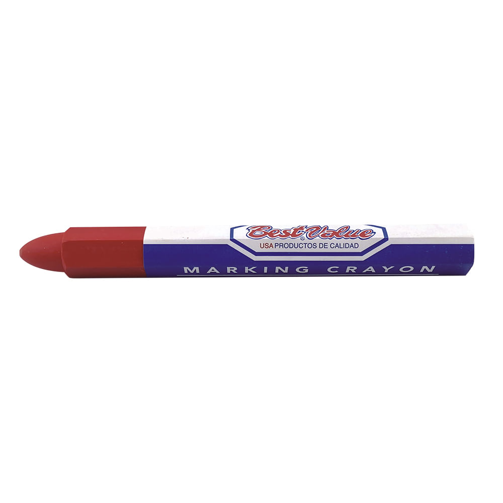 CRAYON BEST VALUE ROJO 6 UNDS CONSTRUFACIL