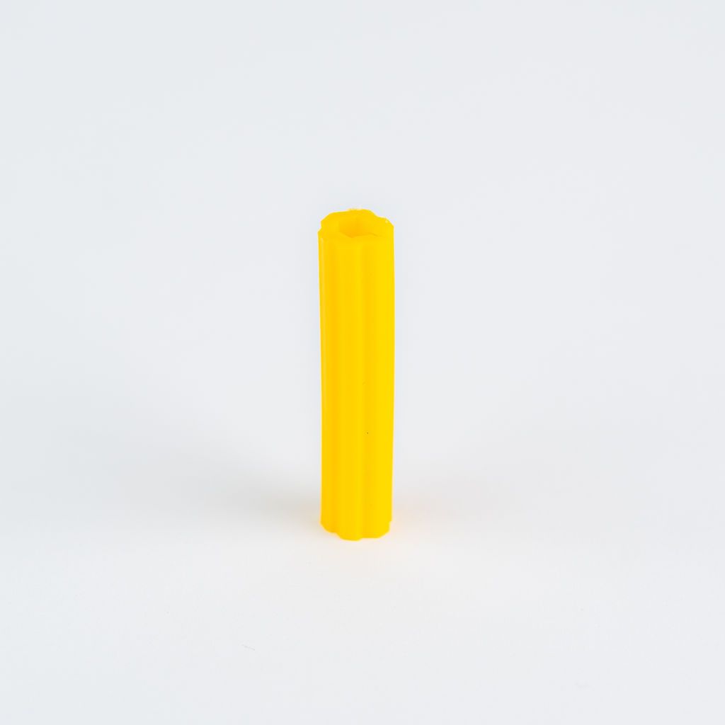 TARUGO PLASTICO BOLSA TRACSA 1/4" AMARILLO 25 UNDS CONSTRUFACIL