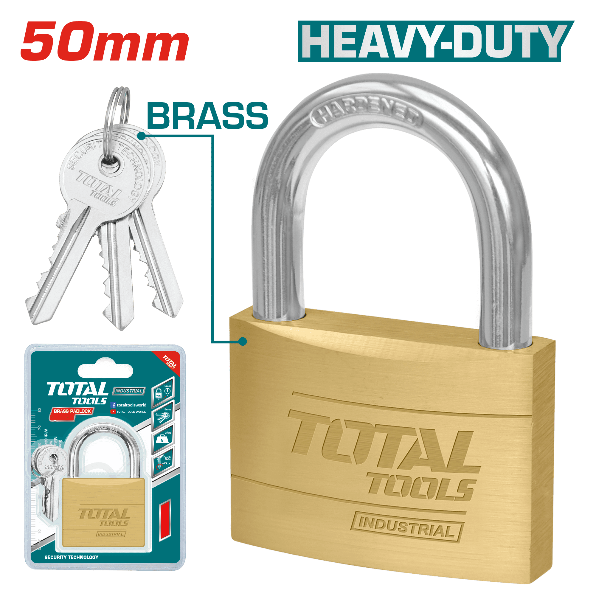 CANDADO 50MM CONSTRUFACIL