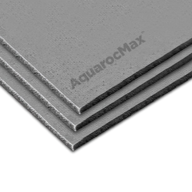LAMINA AQUAROCK MAX 4X8' 1/2" EXT. CEMENTO SAINT GOBAIN PLAKA CONSTRUFACIL